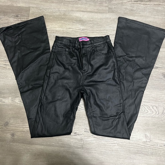 Edikted | Jeans | Edikted Black Leather Pants | Poshmark